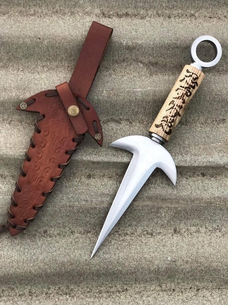 METAL KUNAI REPLICA Real Handmade Kunai Game Replica Knife - Etsy