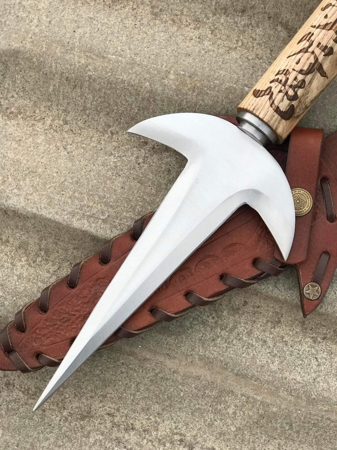 METAL KUNAI REPLICA Real Handmade Kunai Game Replica Knife | Etsy