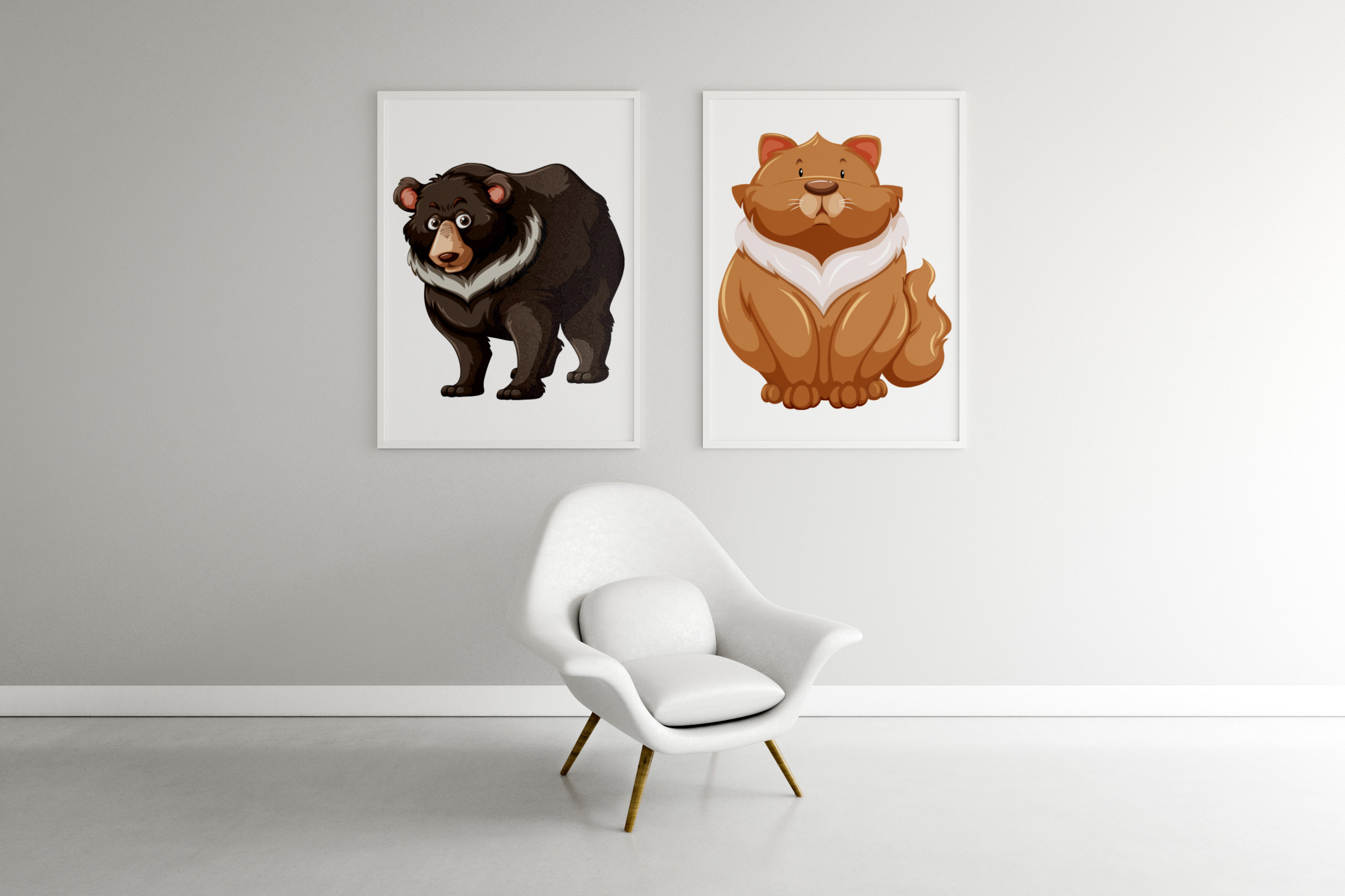 Wild Animals Bundle, Animals SVG,84 Wild Animals Vector Art, ,AI Format ...