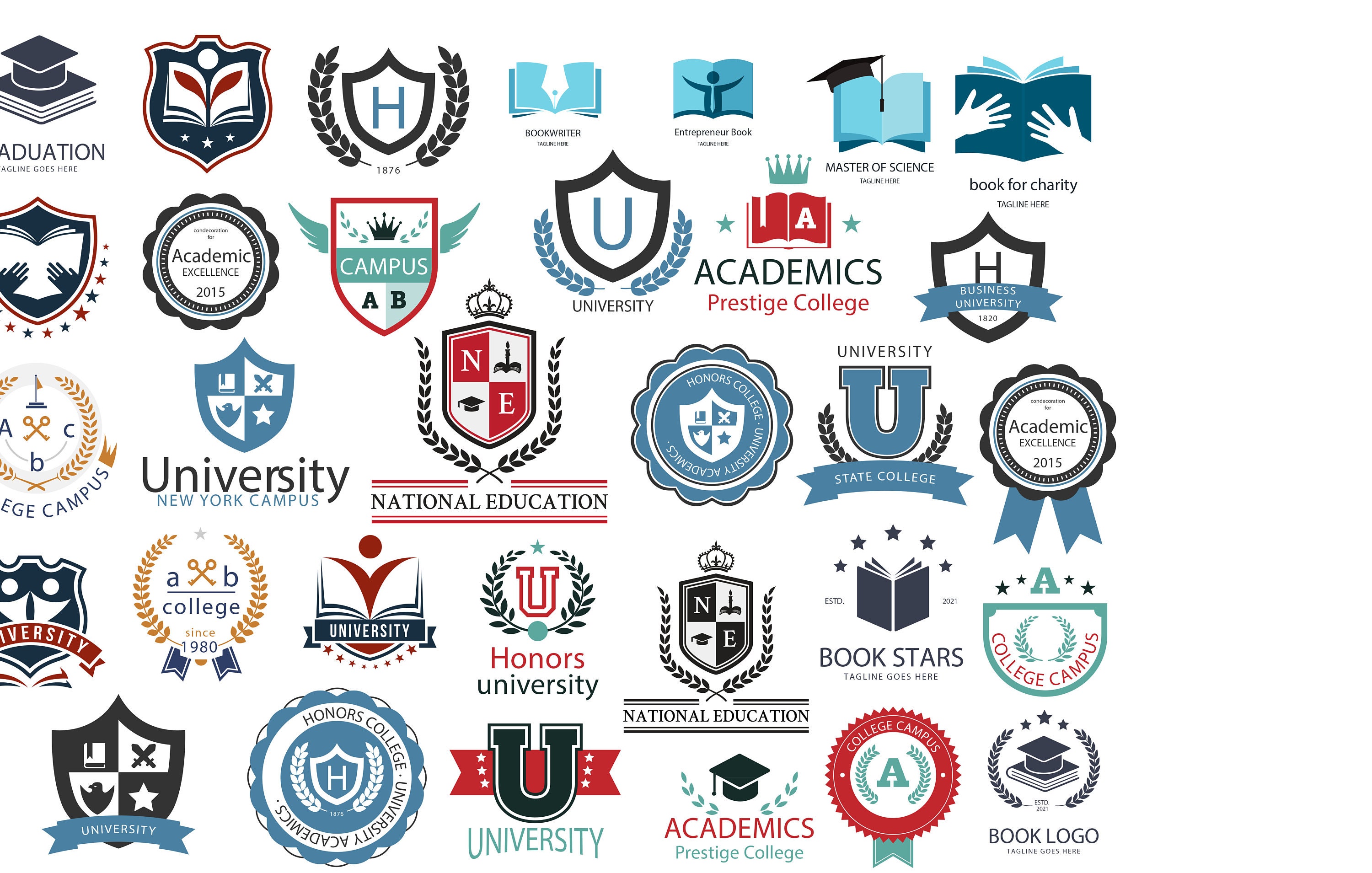 42 Education Logo, Editable Files, SVG, EPS, Adobe Illustrator File ...
