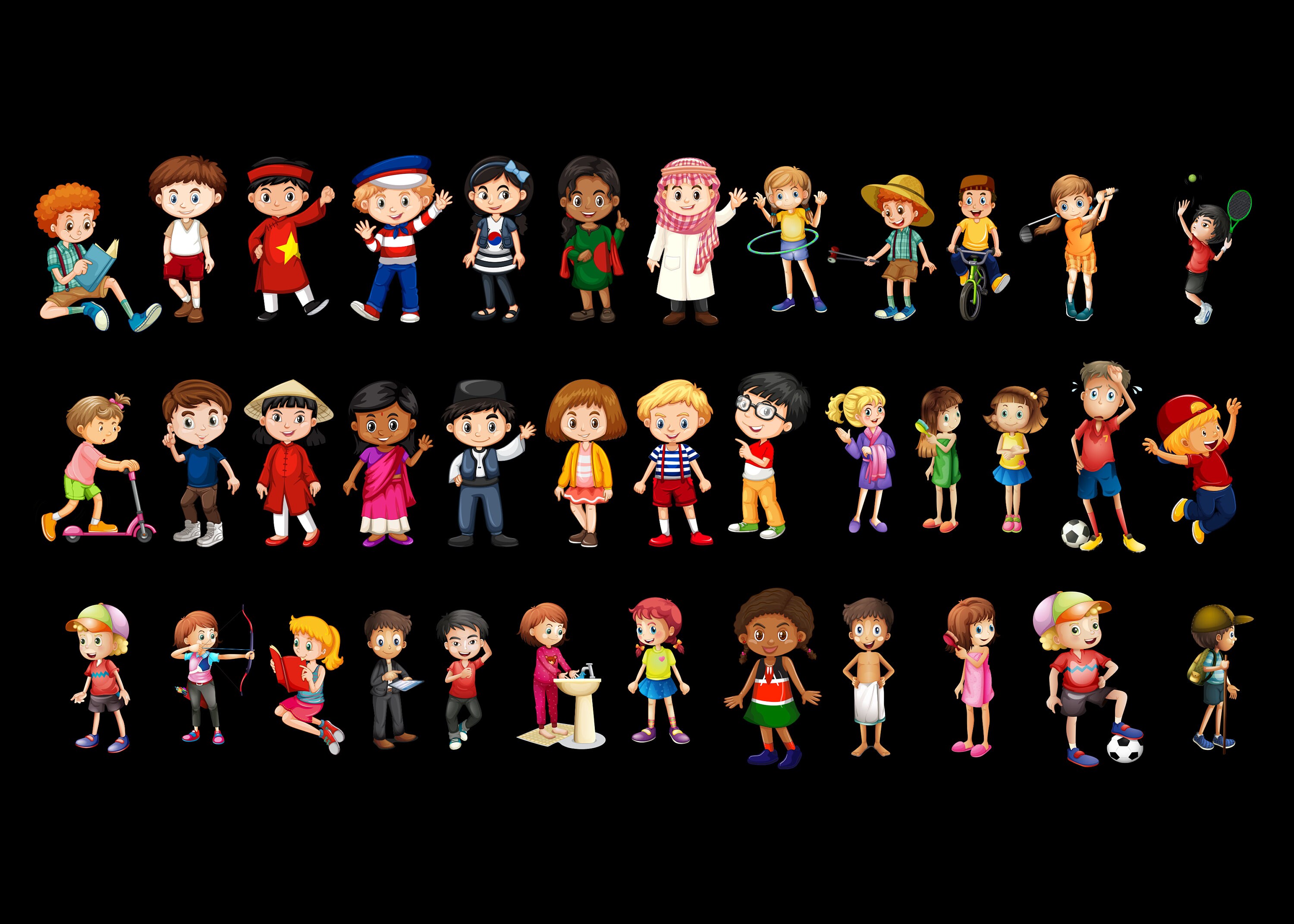 Cartoons Clipart, Cartoons Character, 37 Cartoon Illustration With ...