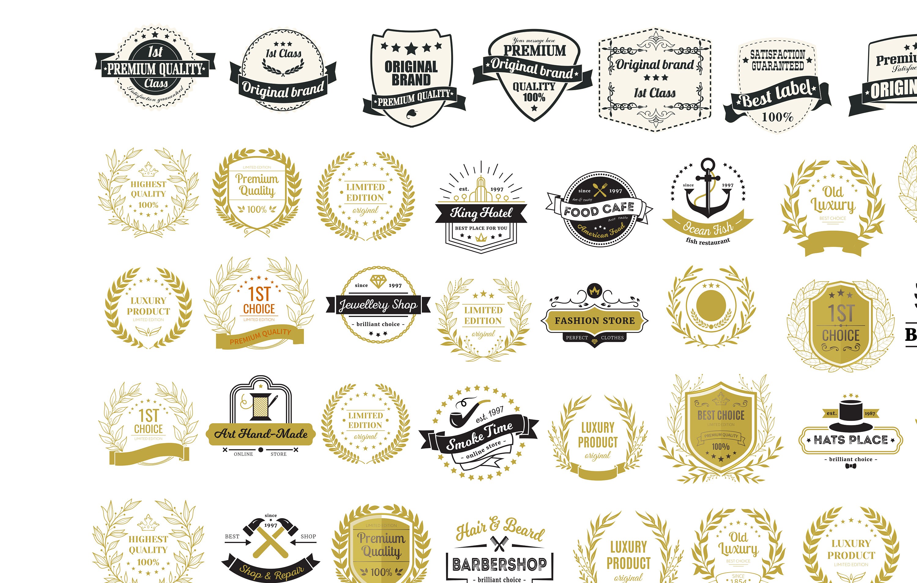 44 Vintage Logo, SVG, EPS, Adobe Illustrator Editable Files, Logo ...