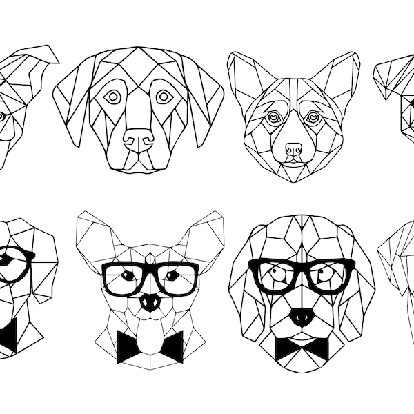 Geometric Wall Design - Etsy