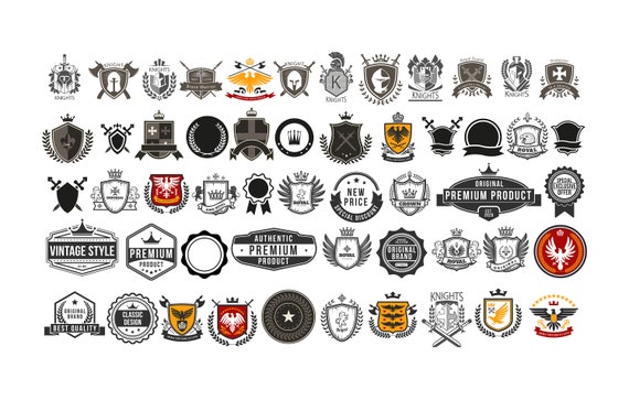 53 Retro Logo SVG EPS Adobe Illustrator Editable Files - Etsy