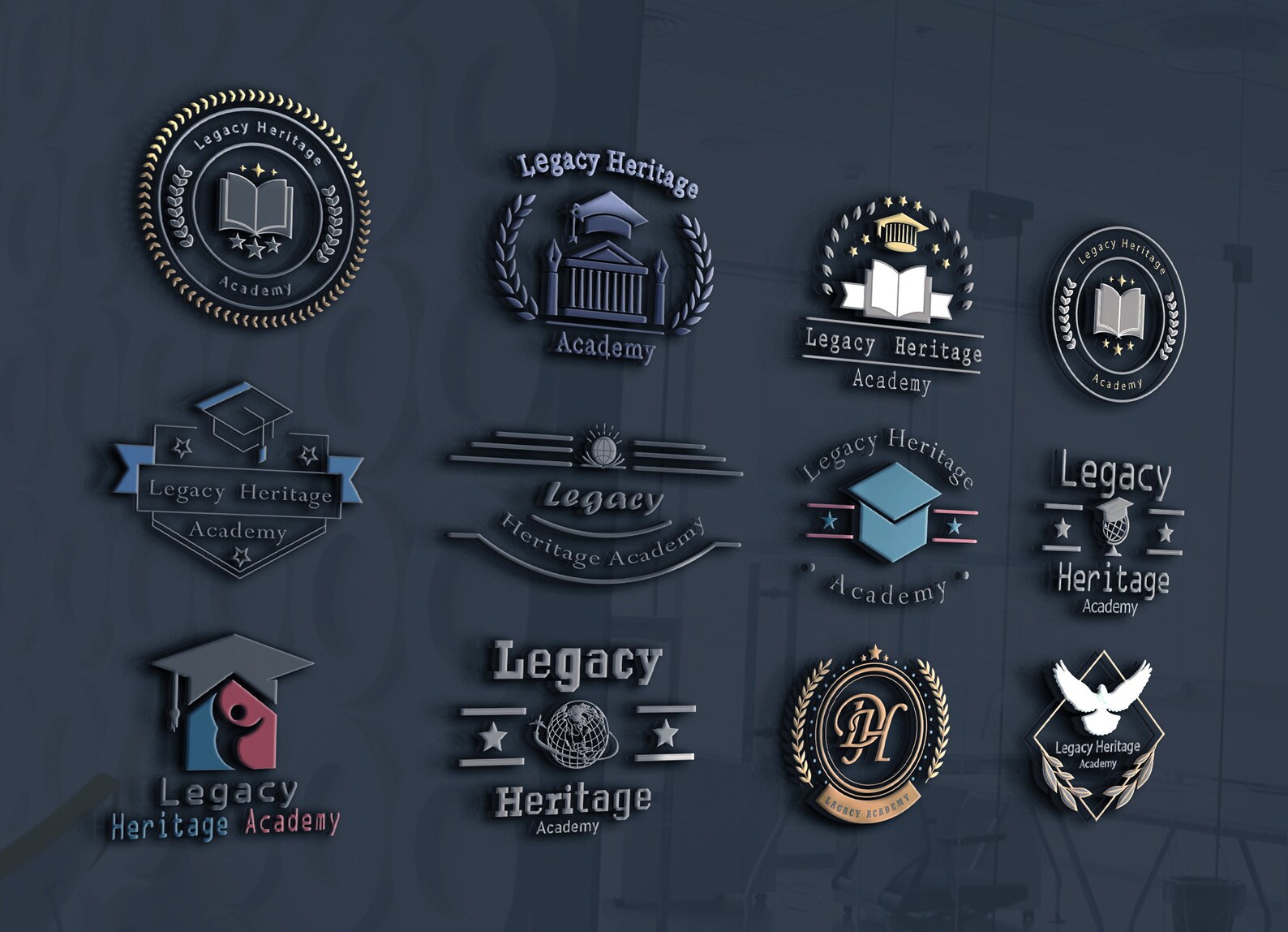 12 Education Logo Designs, College Logo, School Logos, Tuition Logo ...