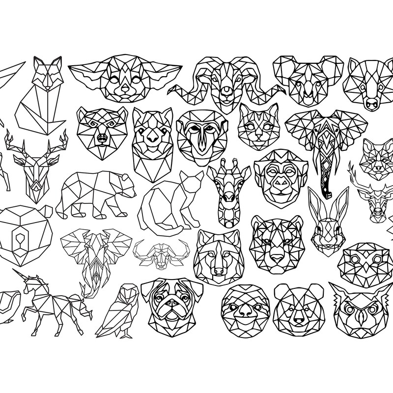 Animal Outline - Etsy
