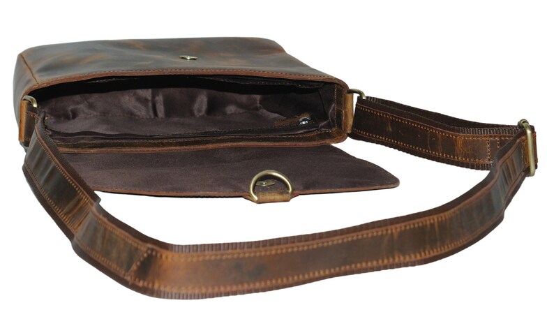 Vintage Genuine Leather Crossbody Bag for Women 10 Inch Purse - Etsy