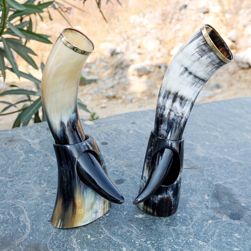 Drinking Horn Stand - Etsy