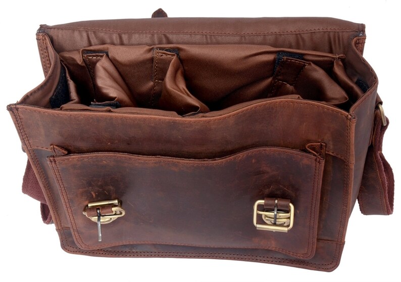 Free Personalized Leather Camera Bag Travel Camera Satchel - Etsy