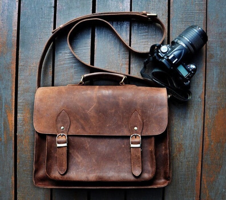 Free Personalized Leather Camera Bag Travel Camera Satchel - Etsy