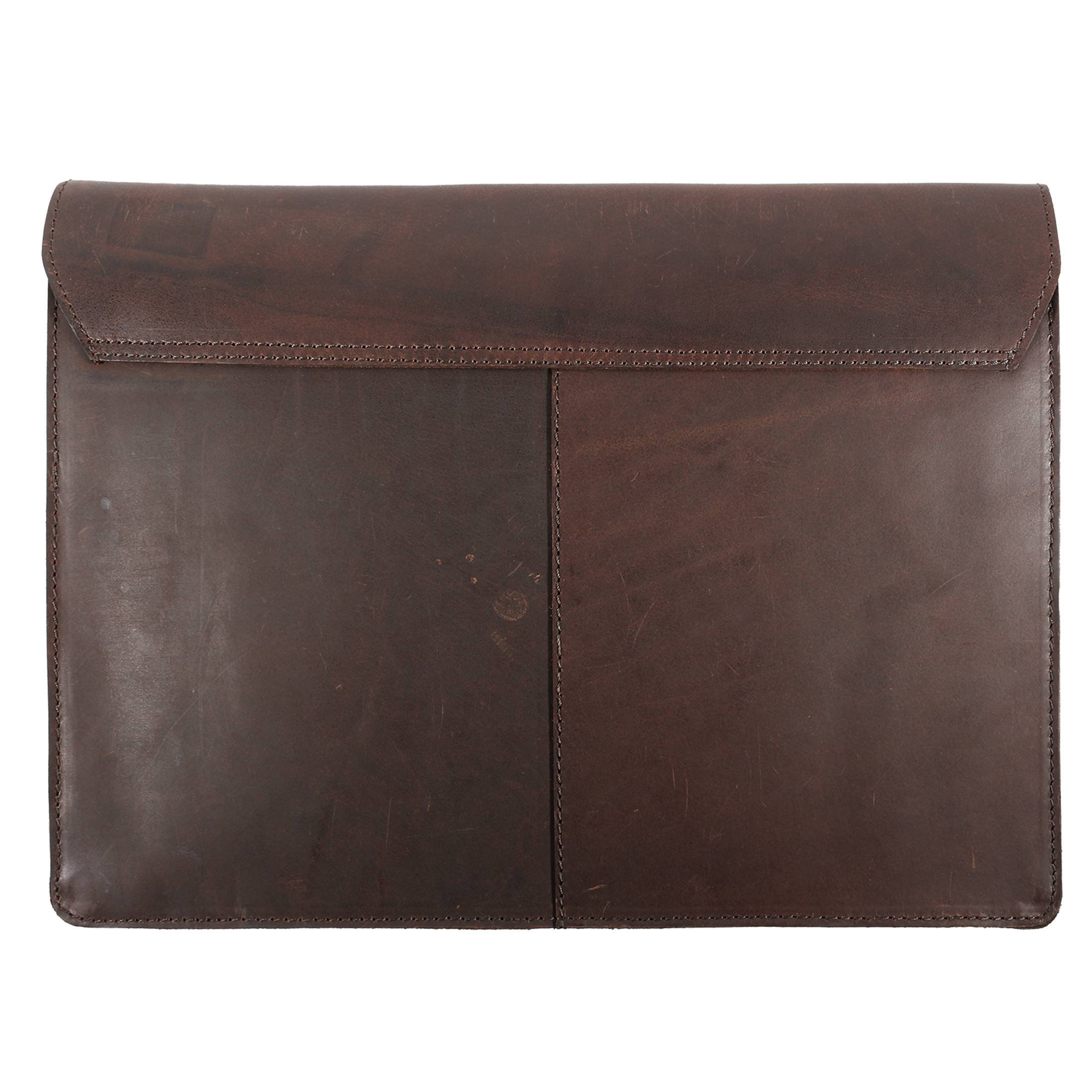 Personalized vintage leather document holder case folder A4 | Etsy