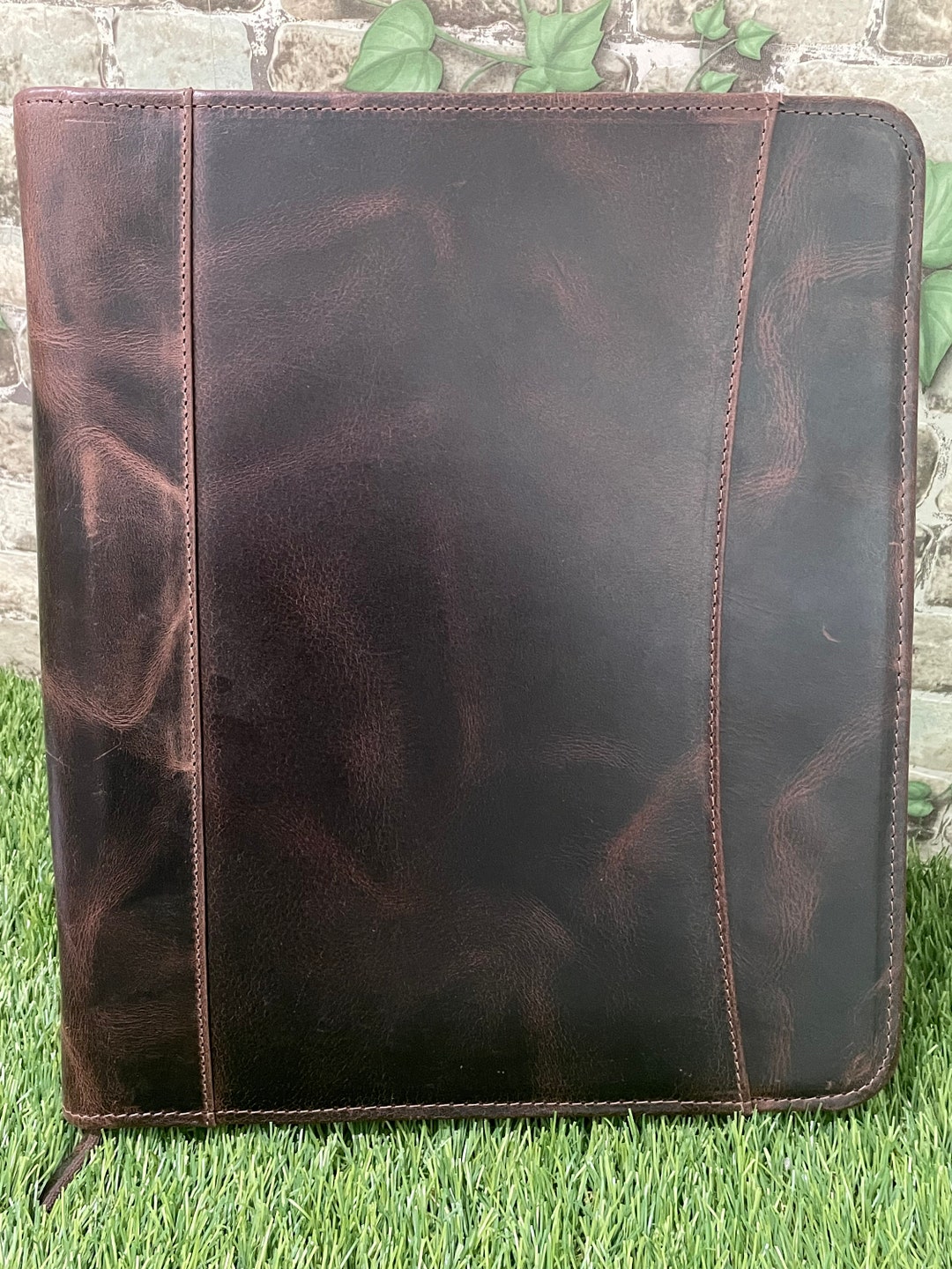 Business Leather Portfolio Professional Organizer Gift Durable Leather ...