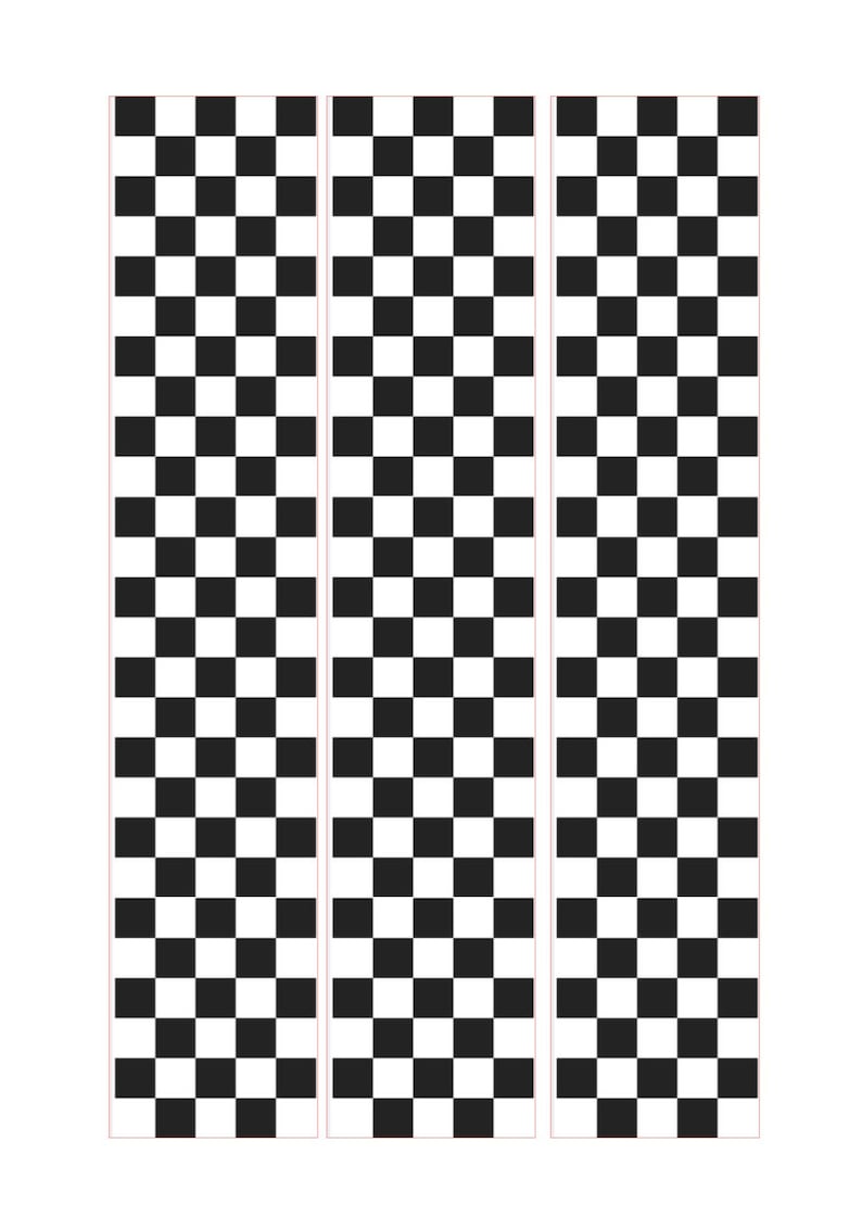 Checkered Flag Strips -pre-cut Edible Image Toppers for Cakes - Etsy ...
