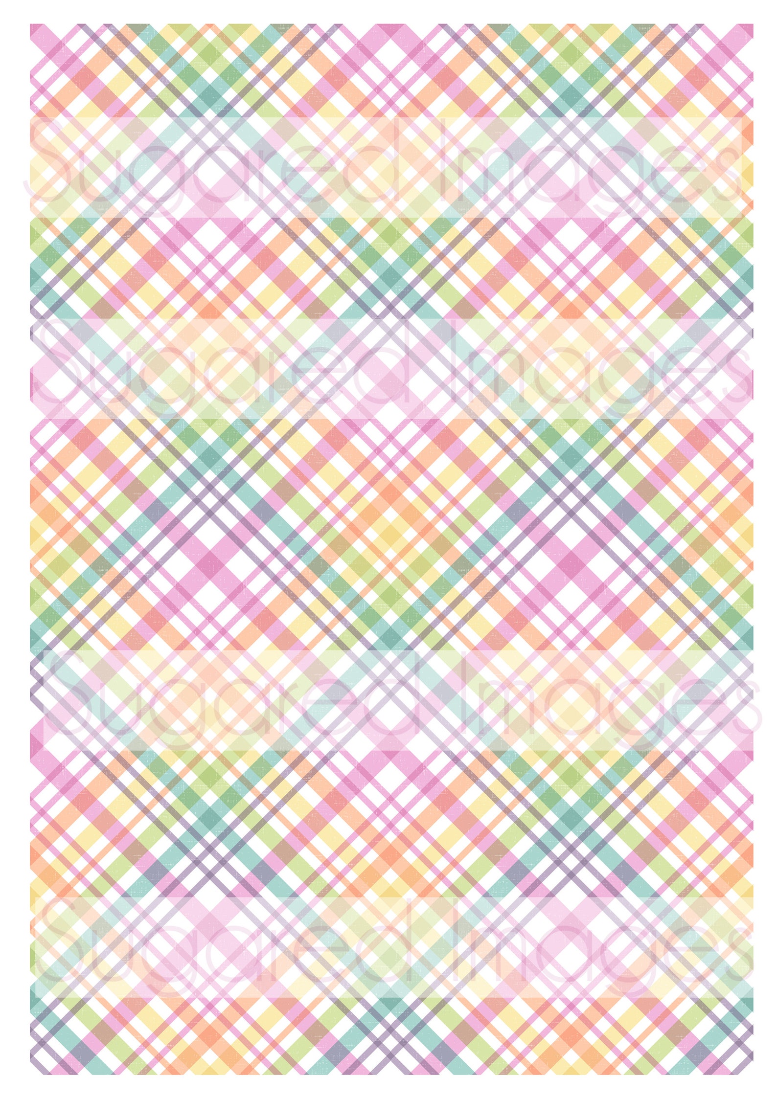 A4 Pastel Plaid - Etsy