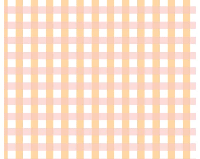 A4 Pink and Orange Gingham, Edible Icing Sheet, Sugar Sheets, Frosting ...