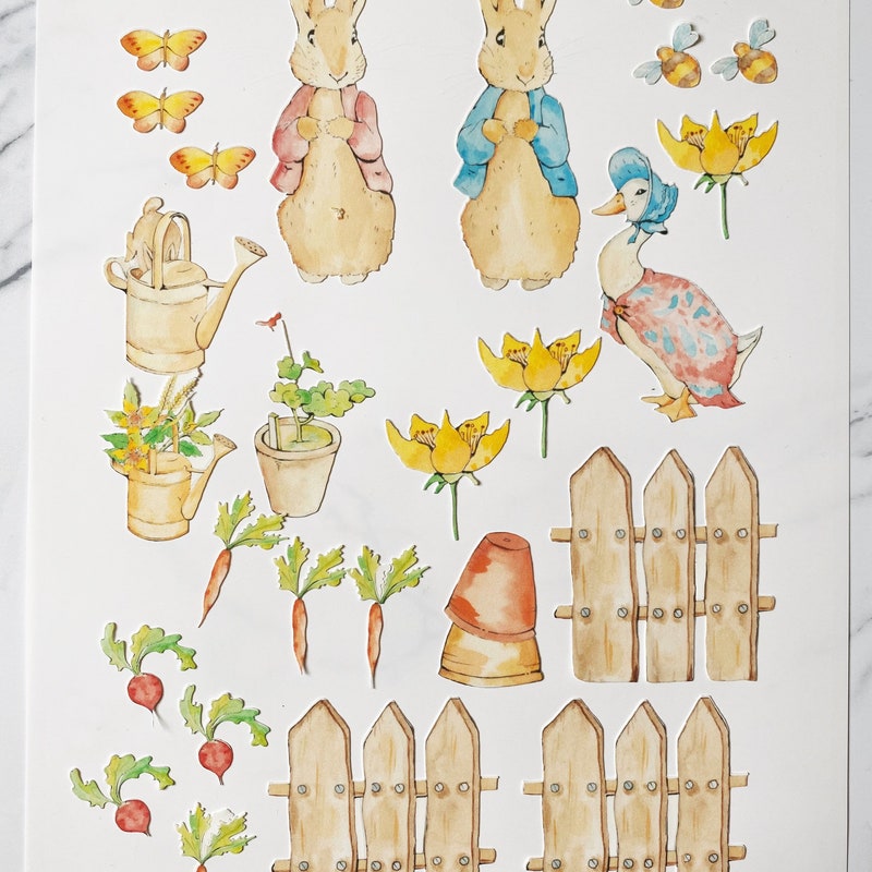 Peter Rabbit Cake Topper - Etsy