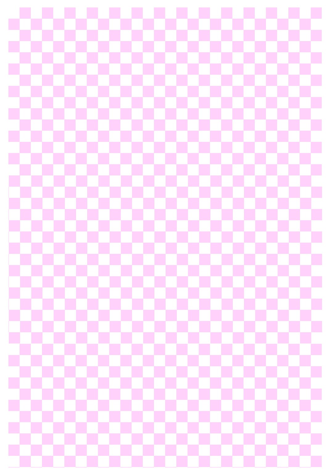 A4 Pink and White Checkerboard Pattern Edible Icing Sheet, Pink ...