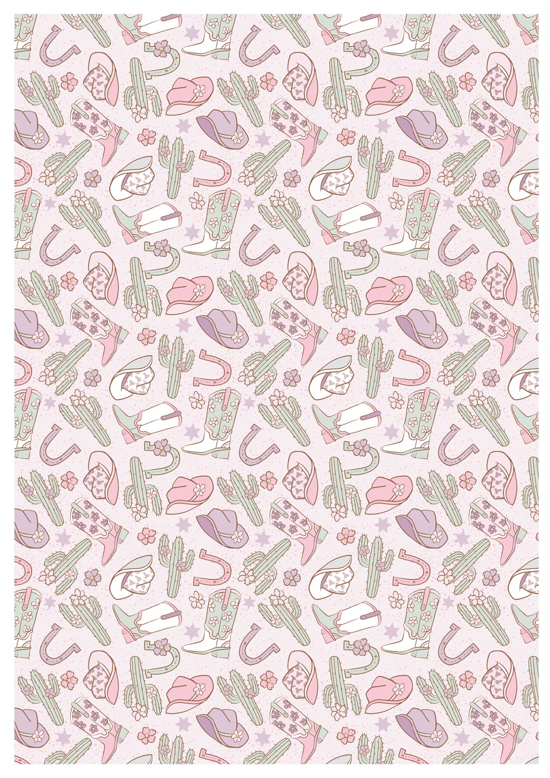 A4 Cow Girl Edible Print, Edible Icing Sheet, Frosting Sheets, Cow Girl ...