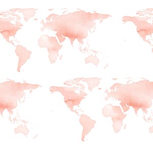 Cake Wrap World Map Edible Icing/frosting Sheet A3 2 Strips 16 X 5in ...