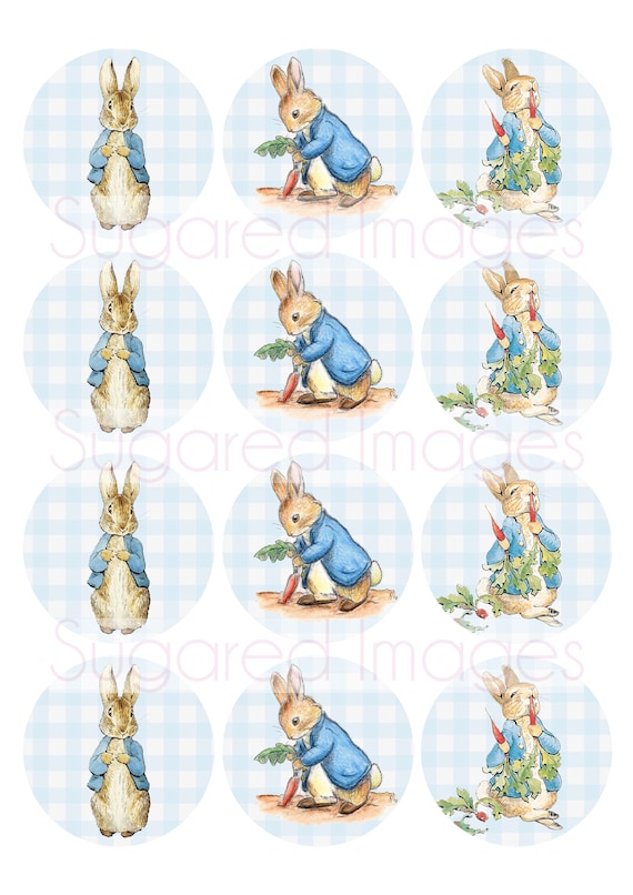 Peter Rabbit Edible Image Toppers | Etsy