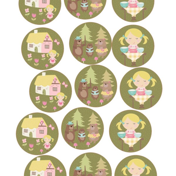Goldilocks 3 Bears - Etsy