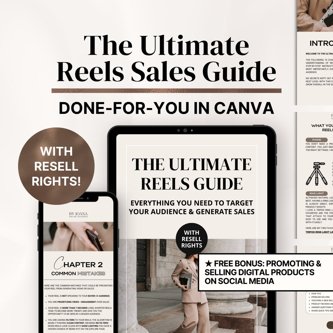 Done for You: the Ultimate Reels Guide/ebook With Private Label Rights ...