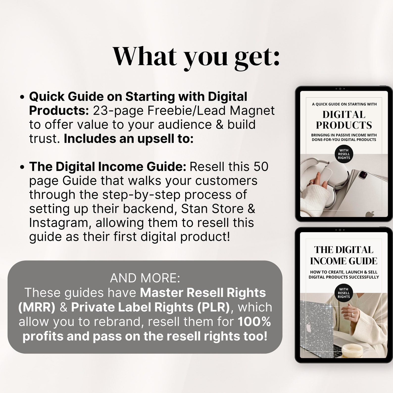 Done for You Guides: Freebie + Upsell With Private Label Rights (PLR ...