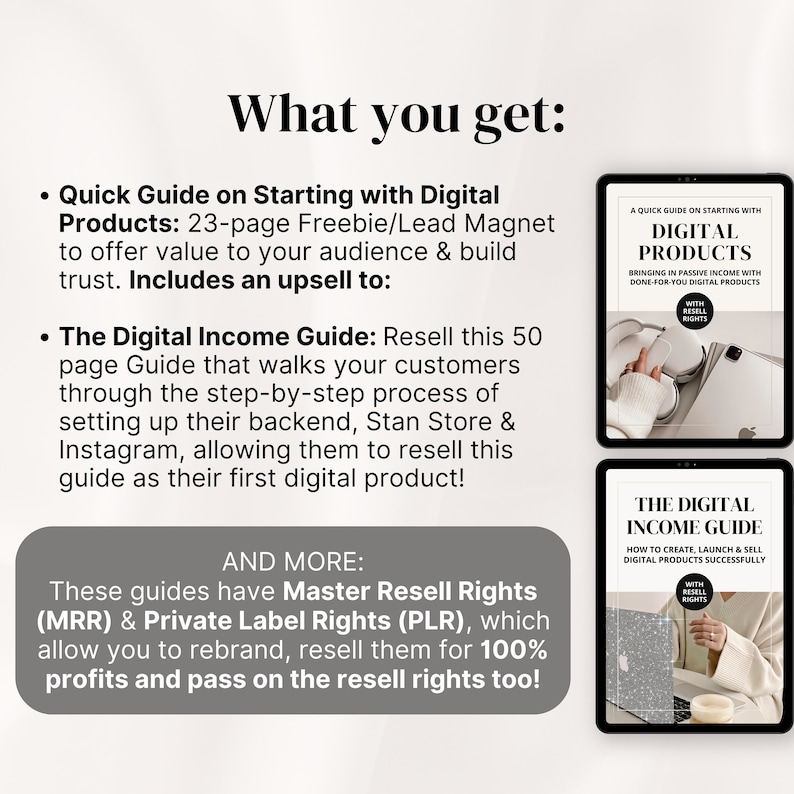 Done for You Guides: Freebie Upsell With Private Label Rights PLR, Master Resell Rights MRR, Dfy ...