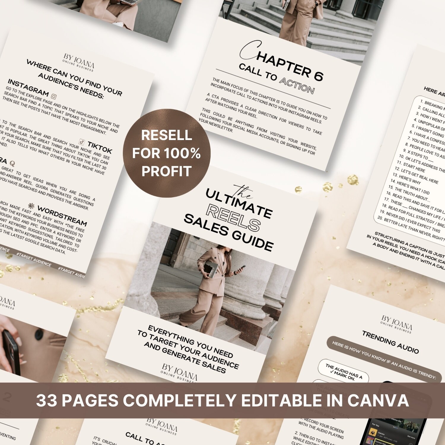 Fait pour vous: le guide de vente/livre électronique ultime de Reels avec droits de marque ...