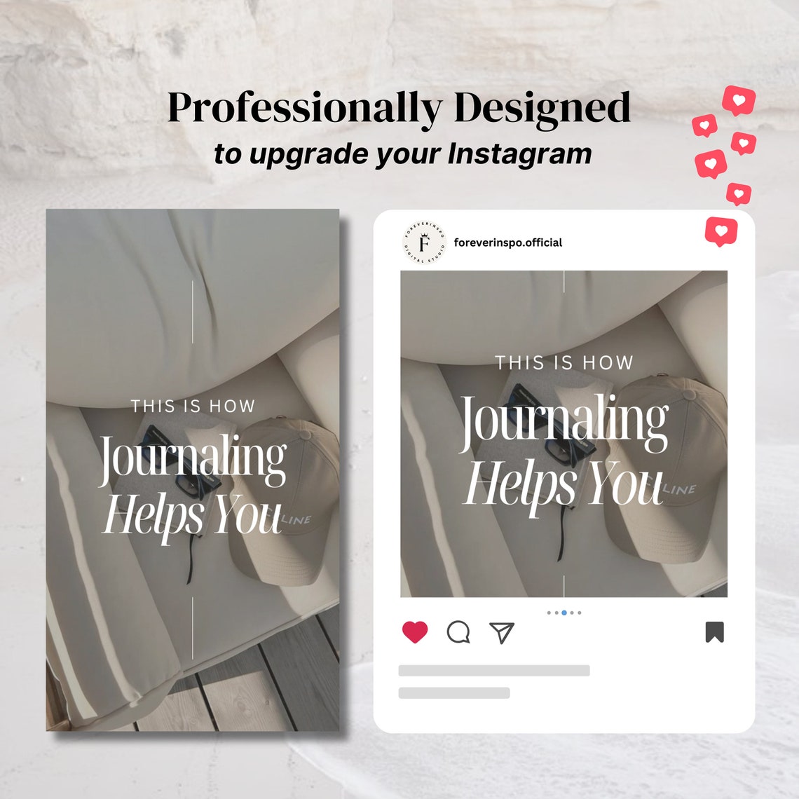 40 Instagram Reel Cover Templates | Beige Aesthetic Instagram Reel ...