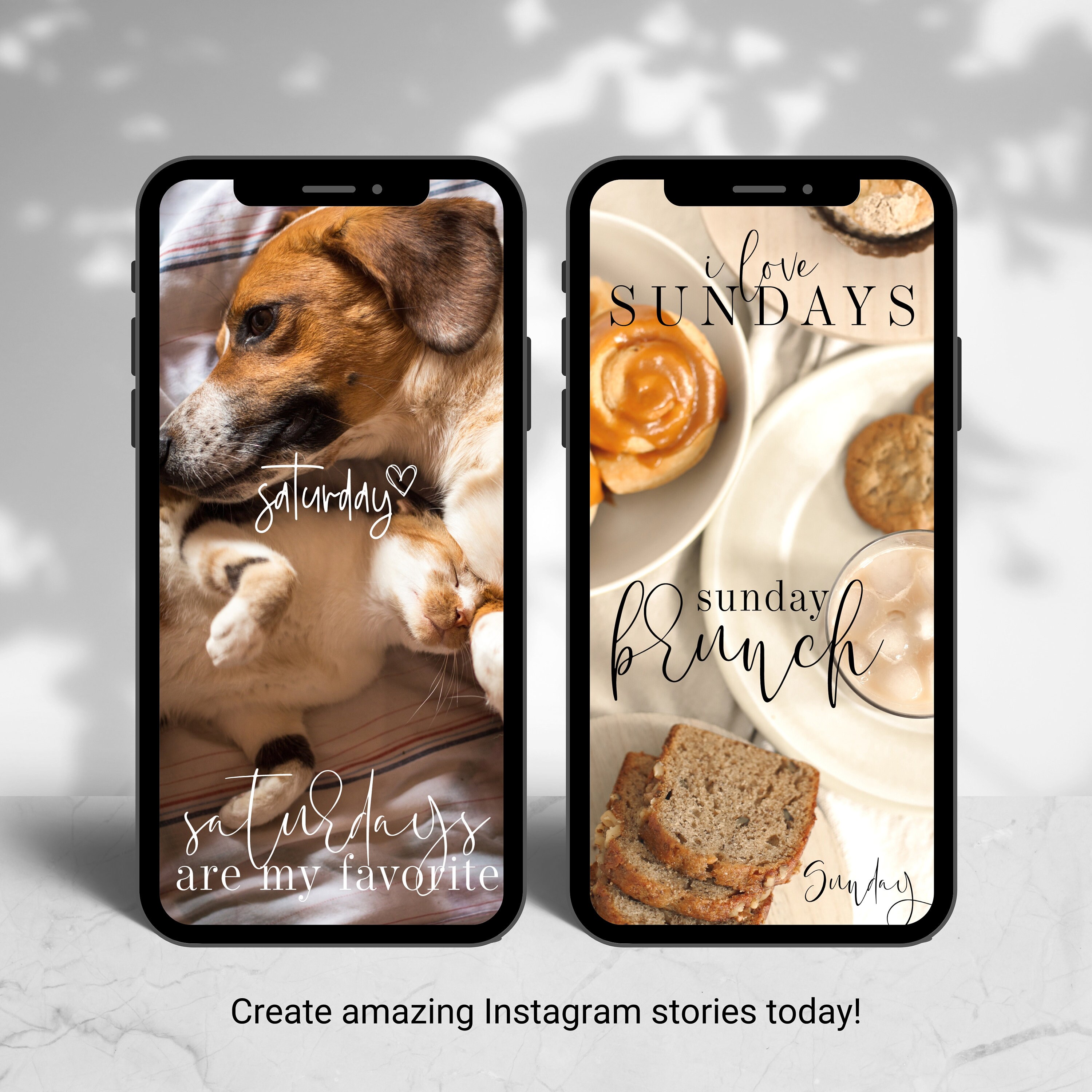 160 Instagram Story Stickers Weekdays, Instagram Sticker Daily, Week ...