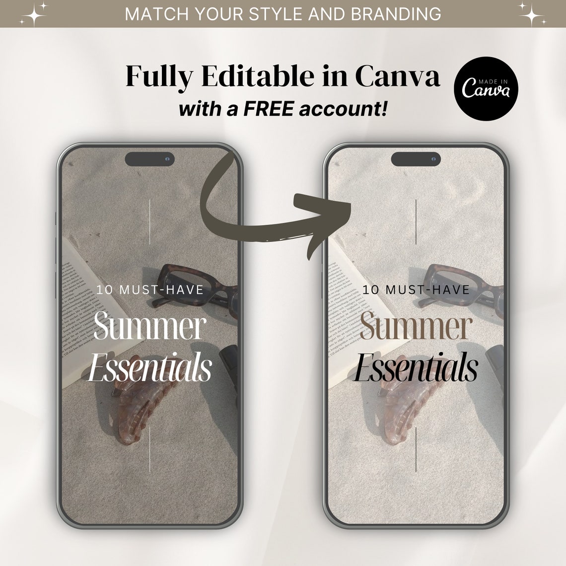 40 Instagram Reel Cover Templates | Beige Aesthetic Instagram Reel ...