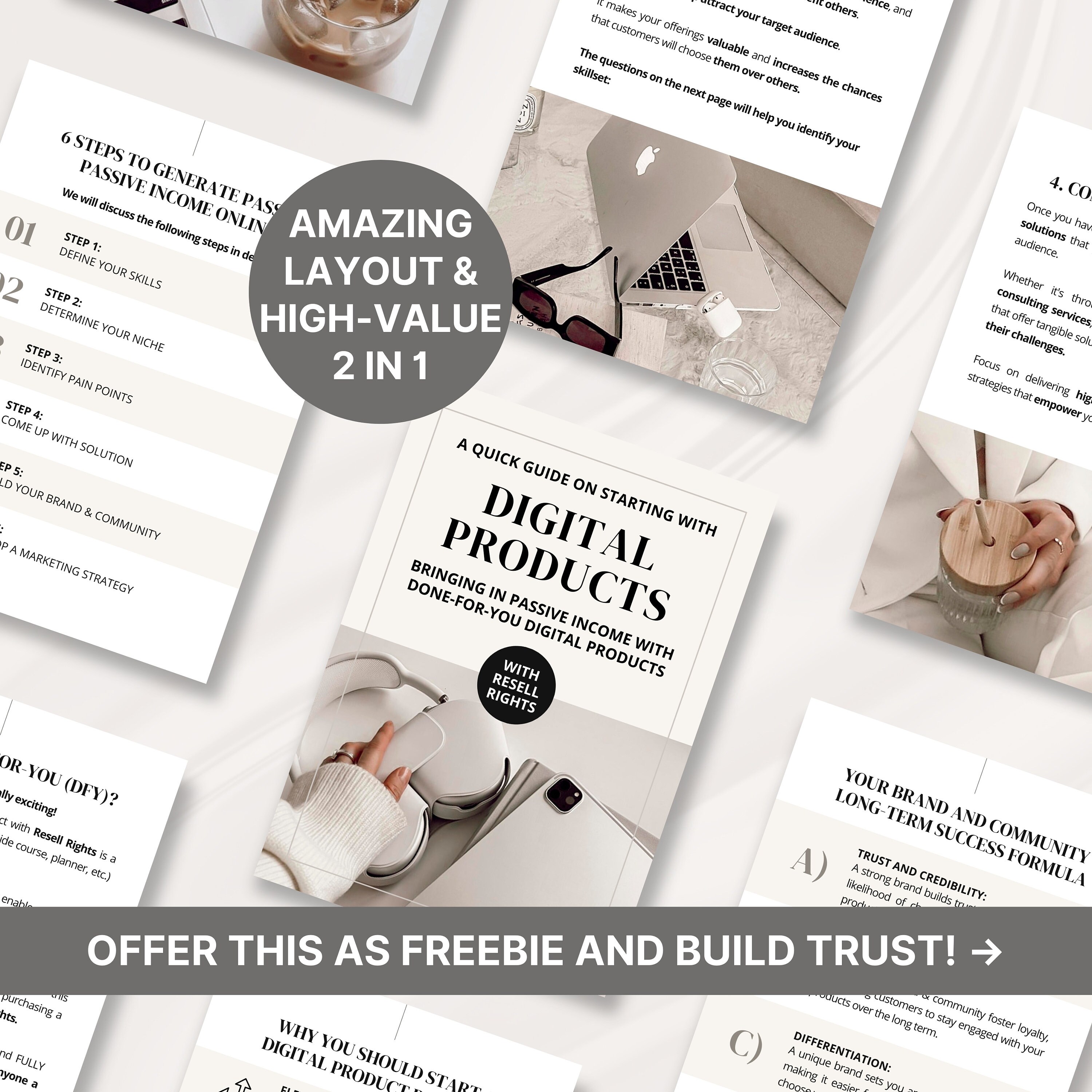 Done for You Guides: Freebie + Matching Upsell + Additional Guide With ...