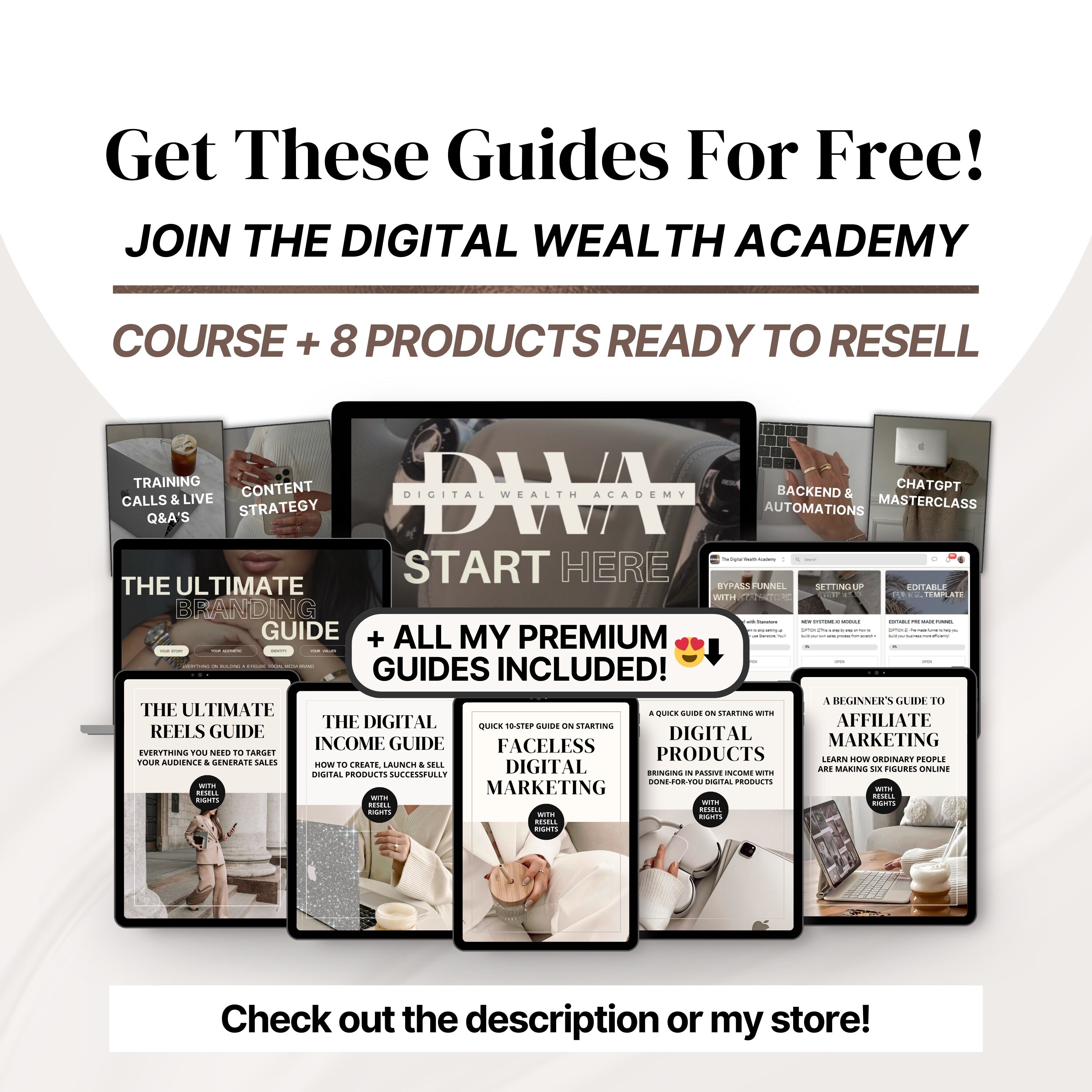 Done for You Guides: Freebie Matching Upsell Additional Guide With ...