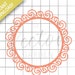 Swirl Frame Svg, Wreath Svg for Cricut Circle Frame Svg Circle Wreath ...