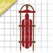 Sled Svg, Runner Sled Clipart Wooden Sled Jpg Sleigh Ride Png Toboggan ...