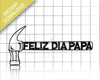Feliz Dia Padre SVG Feliz Dia Papa SVG Feliz Dia (Download Now) - Etsy