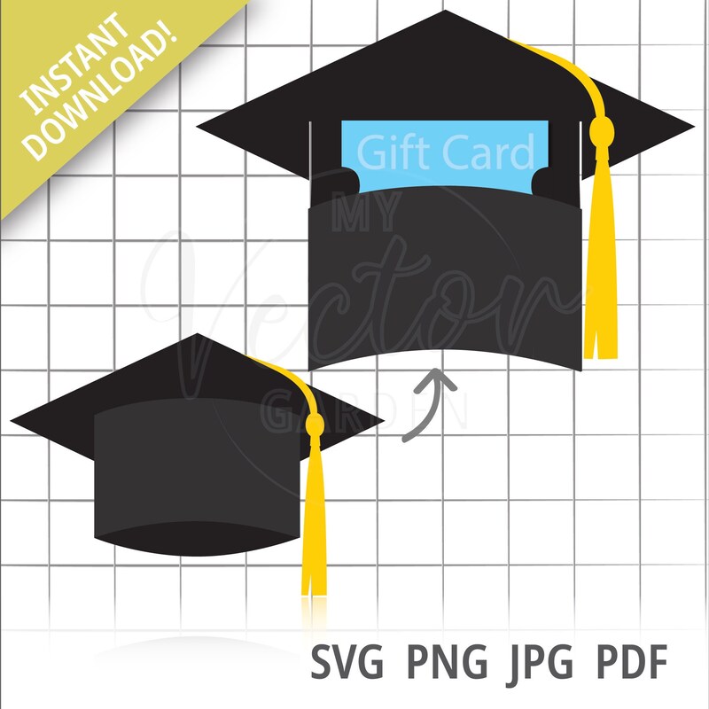 Graduation Card Svg - Etsy