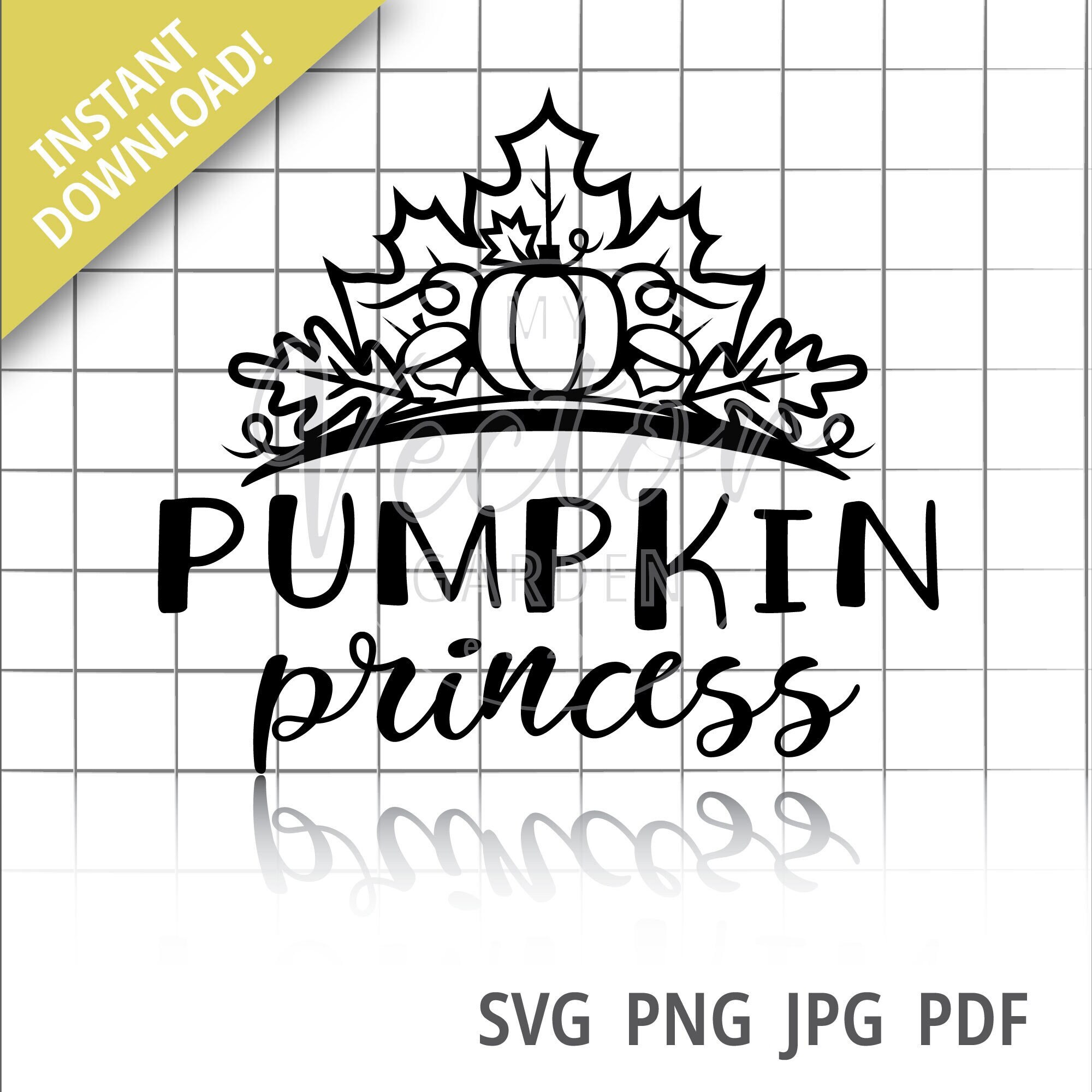 Pumpkin Princess Svg Fall Svg Cute Fall Shirt Svg Autumn Kids - Etsy