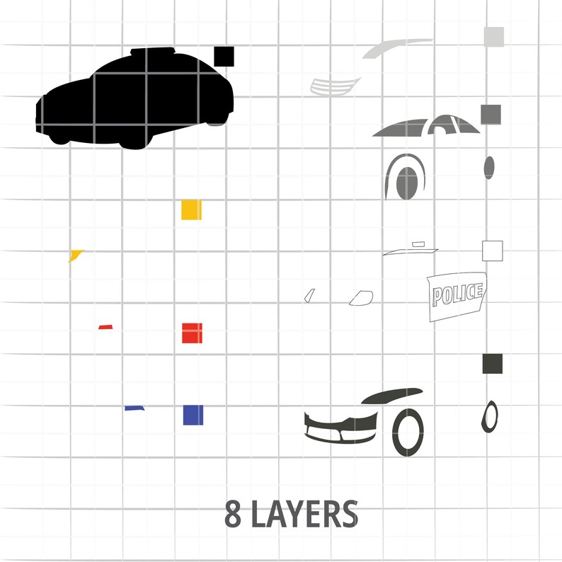 Police Svg Bundle Kids Police Clipart Cop Svg Police Car Svg | Etsy