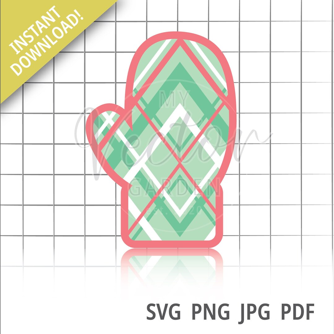 Mitten Svg, Layered Winter Svg Layered Christmas Svg File for Cricut ...