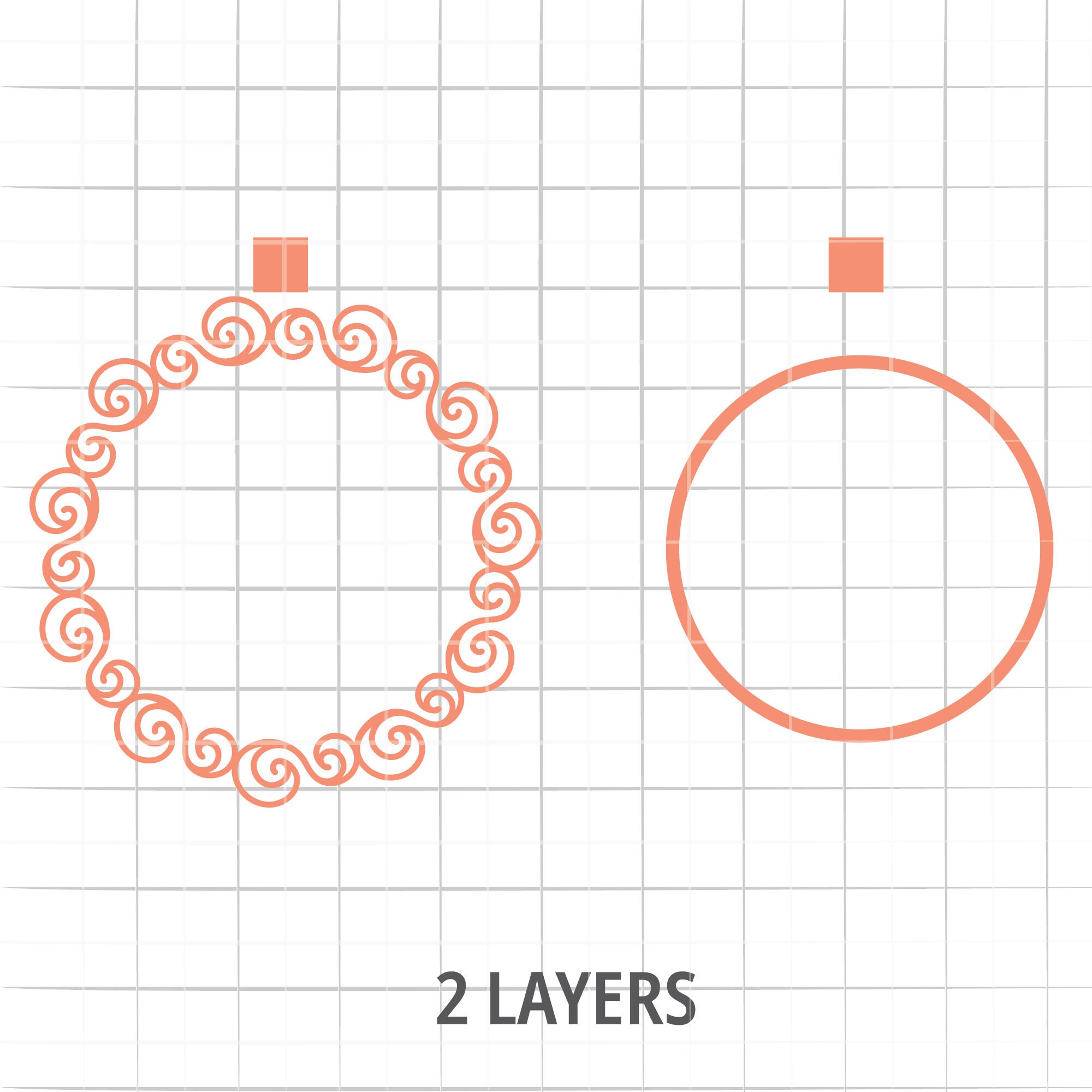 Swirl Frame Svg Wreath Svg For Cricut Circle Frame Svg Circle | Etsy