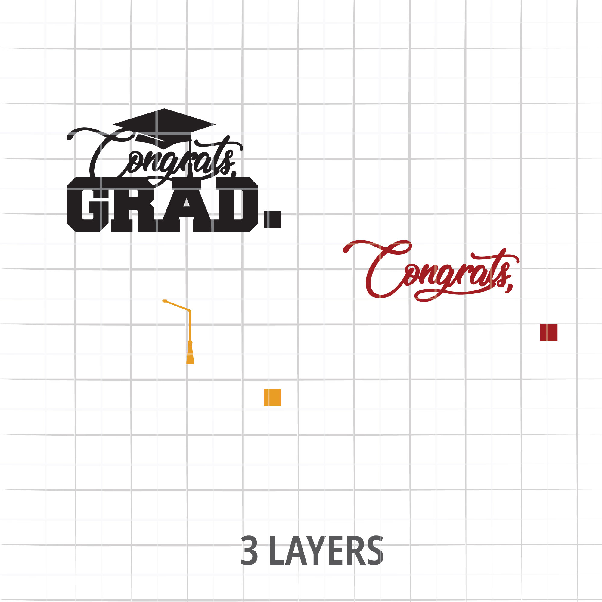 Congrats Grad Svg Cake Topper Svg Graduation Svg Graduate - Etsy Australia