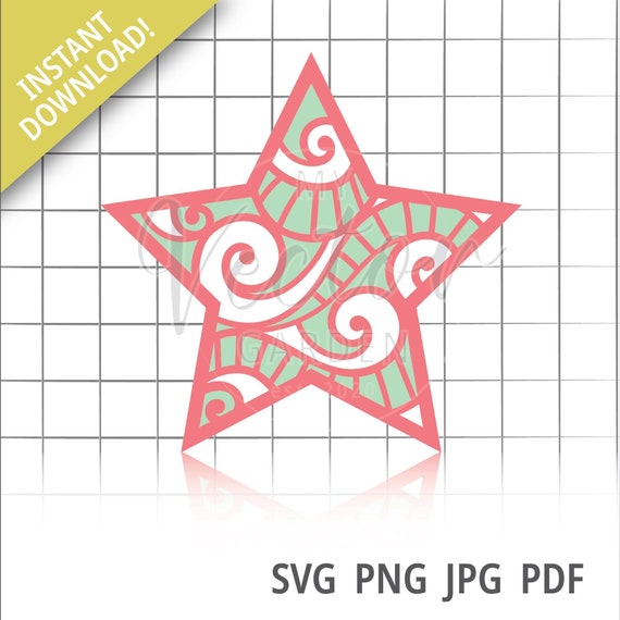 Layered Star Svg Christmas Star Svg File for Cricut Fancy | Etsy UK