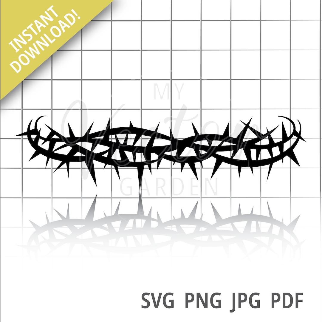 Crown of Thorns SVG: Religious Easter Cut File (digital Download) - Etsy