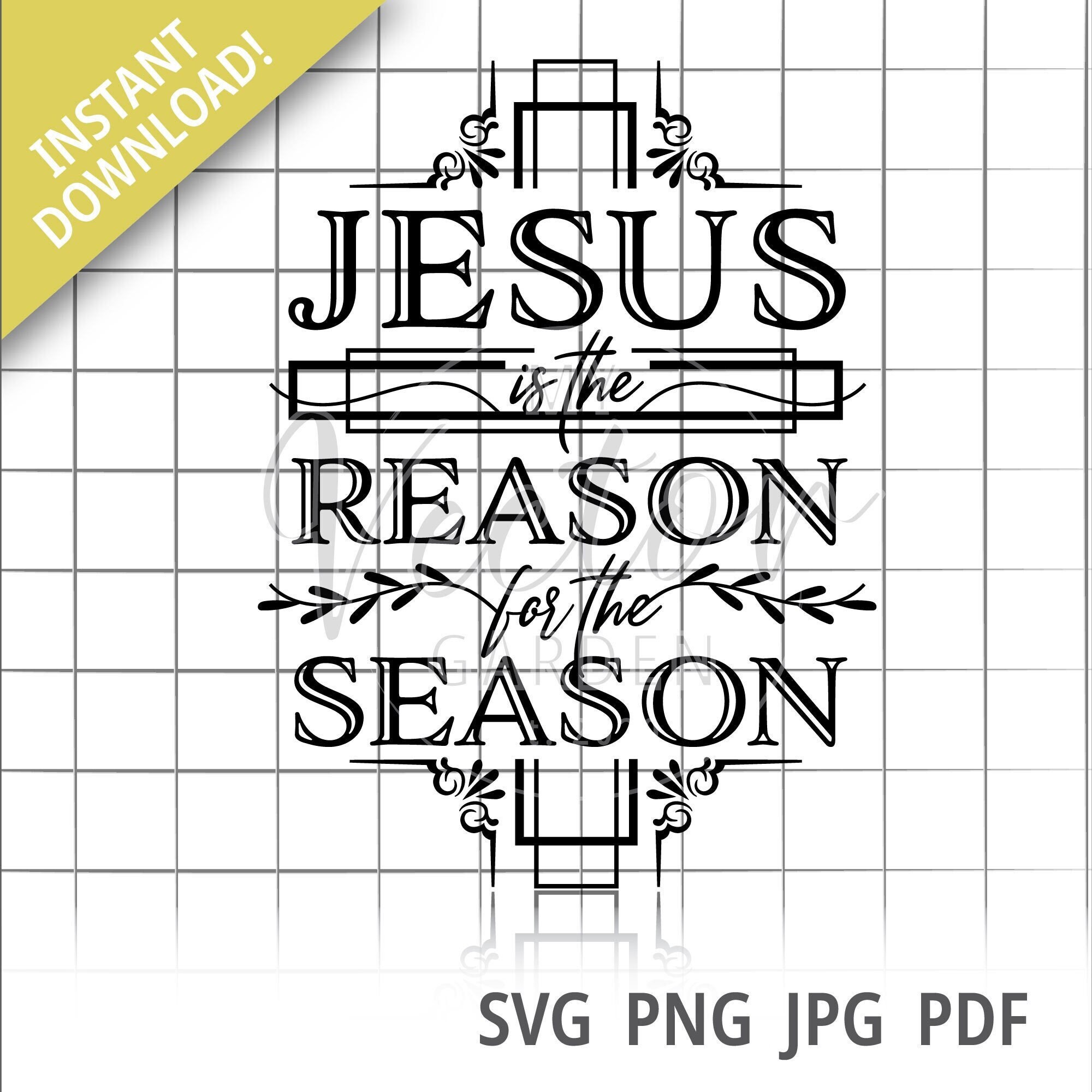 Jesus is the Reason for the Season Svg Png Christian | Etsy