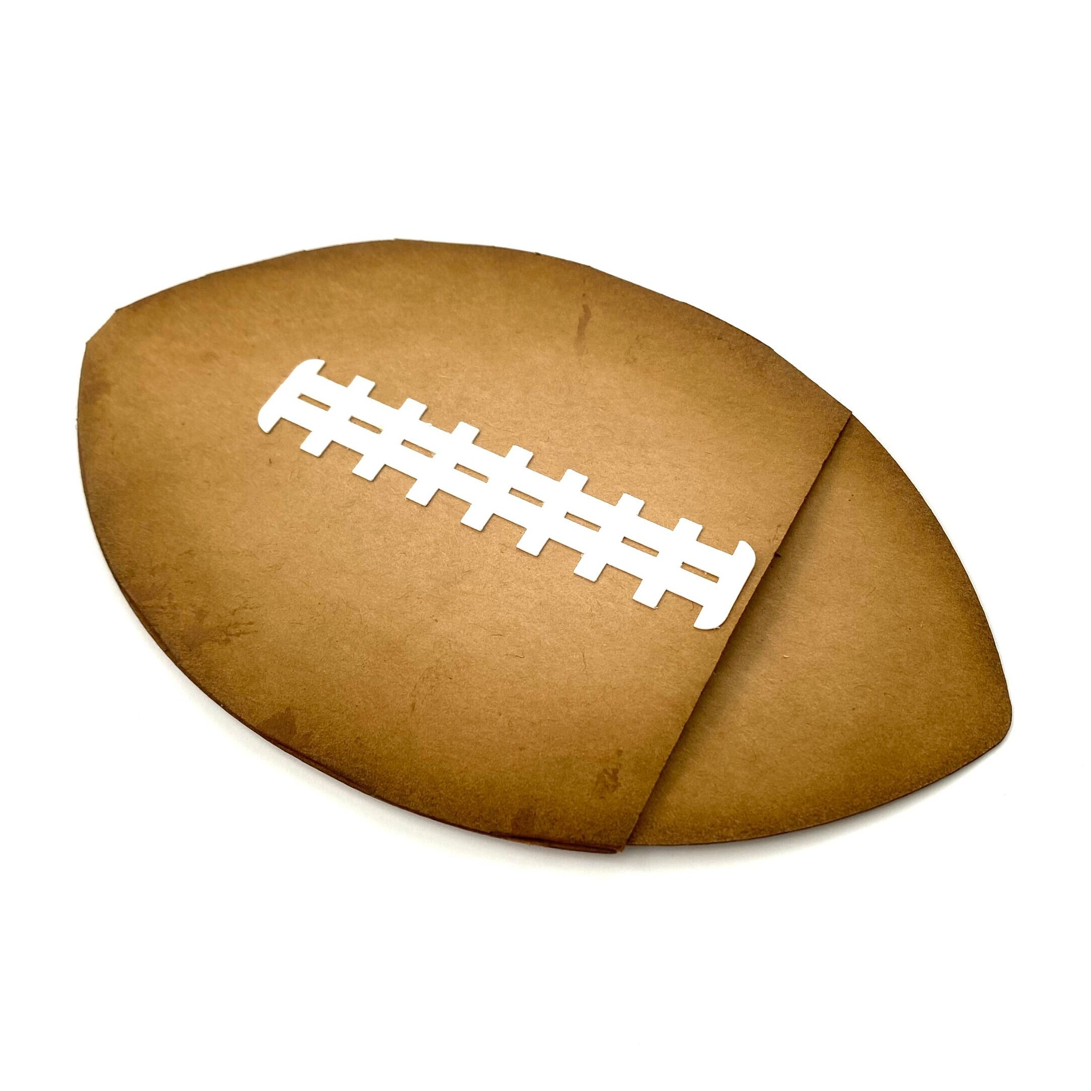 Football Gift Card Holder SVG Template: Father's Day, Birthday (digital ...