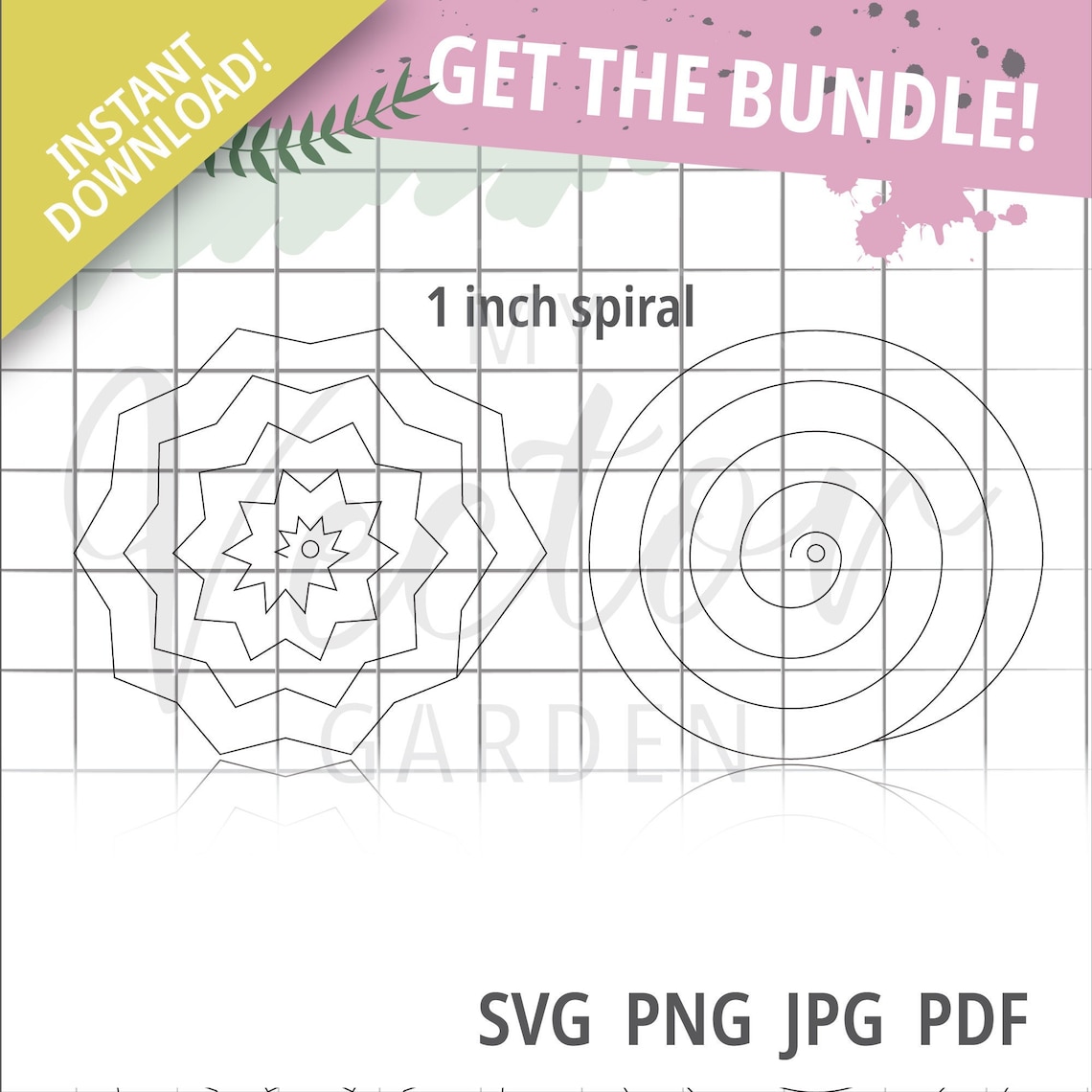 Spiral Svg Party Decor Svg Spiral Hanging Decoration Birthday - Etsy