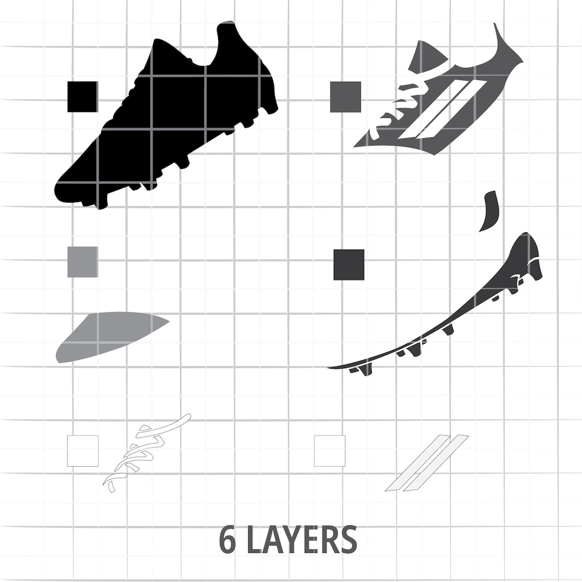 Cleat Svg Sports and Games Png Soccer Png Football Shoe Art | Etsy