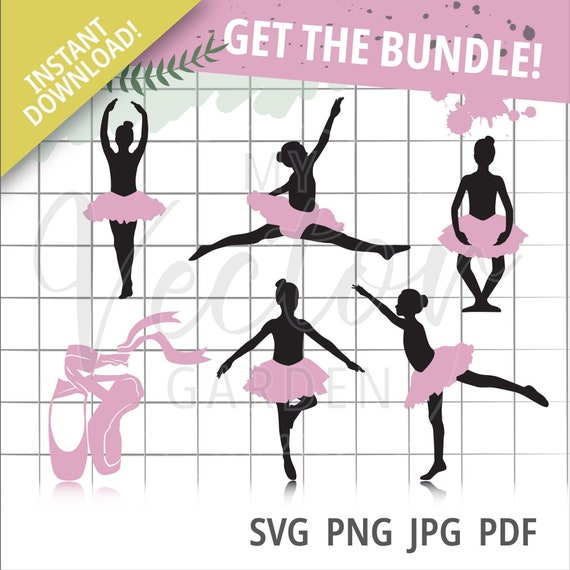 Ballet Svg Bundle Ballerina Svg File for Cricut Layered - Etsy Australia